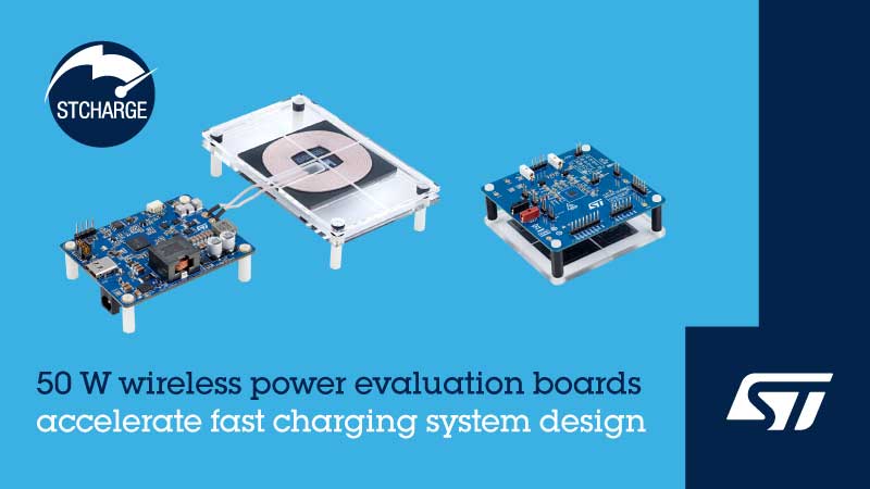 New wireless-charging boards from STMicroelectronics for industrial ...
